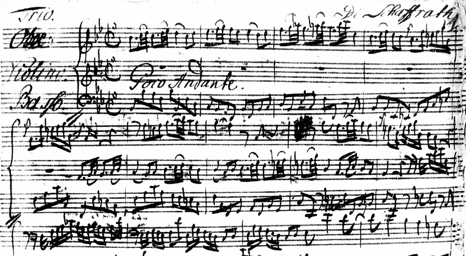 Recovered music manuscripts of the Prussian Baroque - SBB aktuell