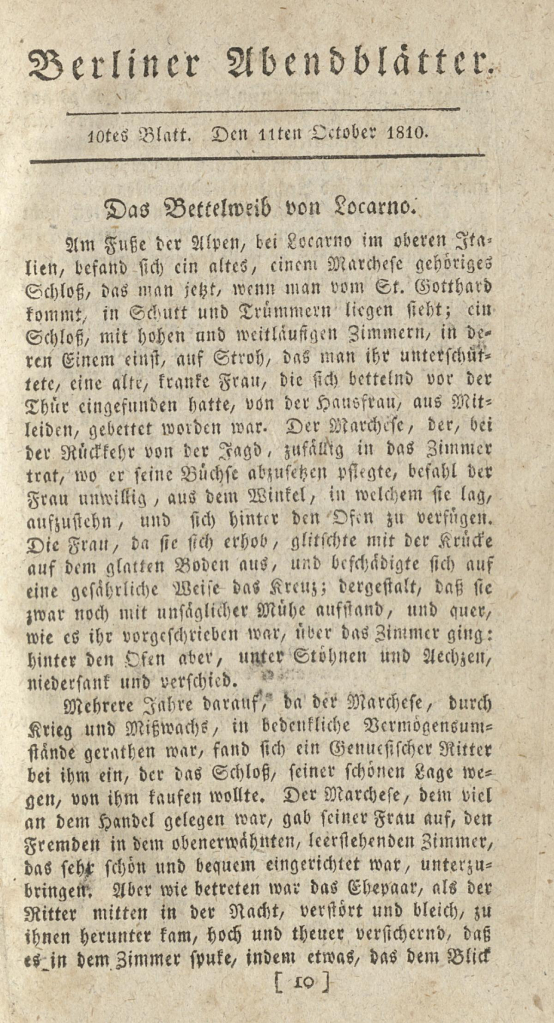 Heinrich von Kleist - SBB aktuell