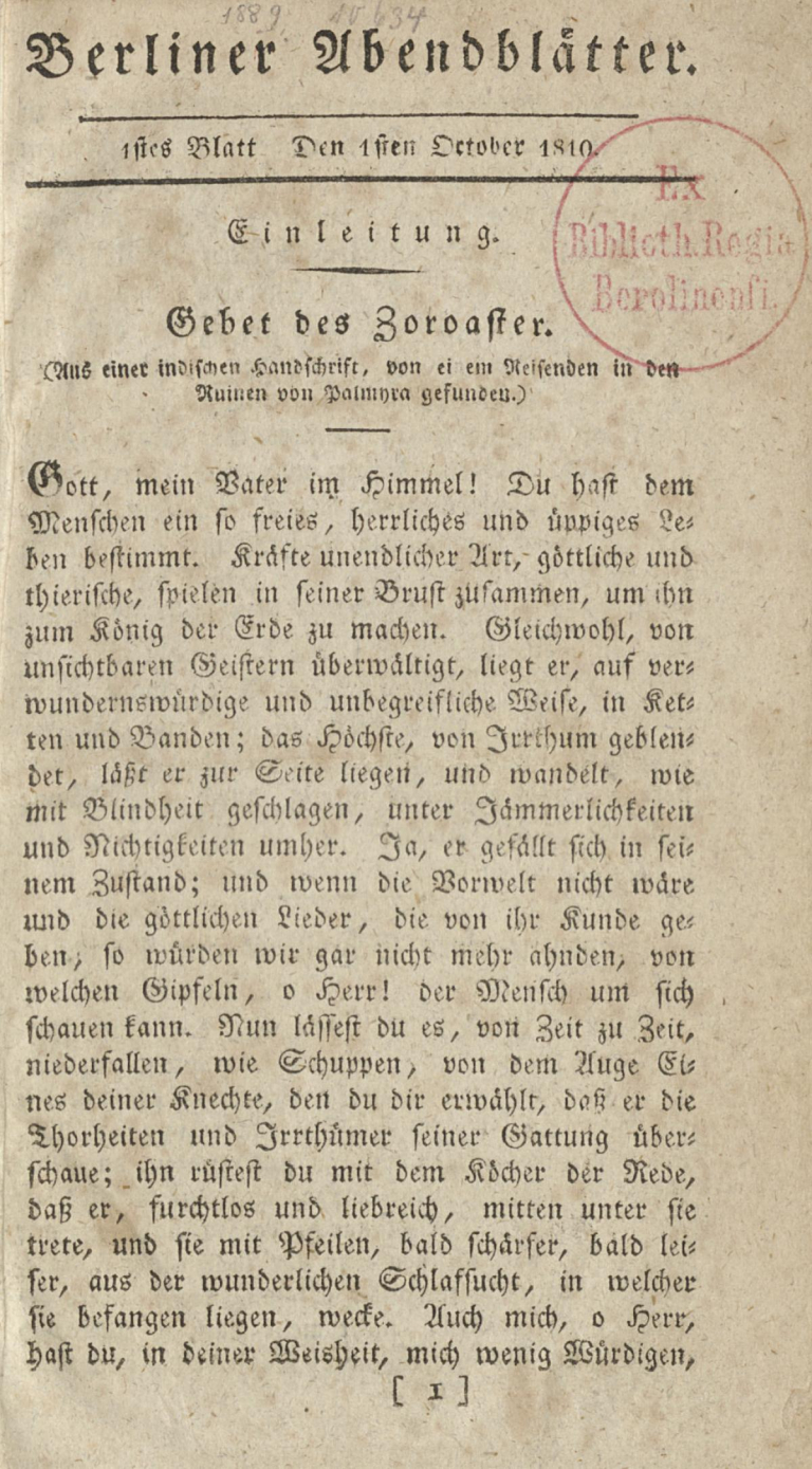 Heinrich von Kleist - SBB aktuell